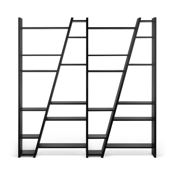 Tema Delta 004 Wood Diagonal Shelving Unit – EllaModern