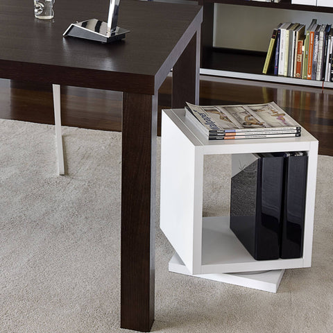 Tema Shell Mini Rotating Wood Bookshelf – Various Colors – EllaModern